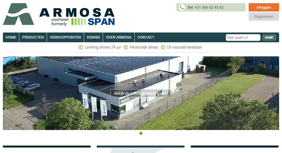 Armosa draait op BizzView Webwinkel en is geintegreerd met King Armosa draait op BizzView Webwinkel en is geintegreerd met King